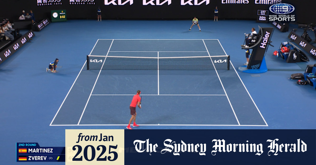 Video: Australian Open Highlights: Pedro Martinez v Alexander Zverev